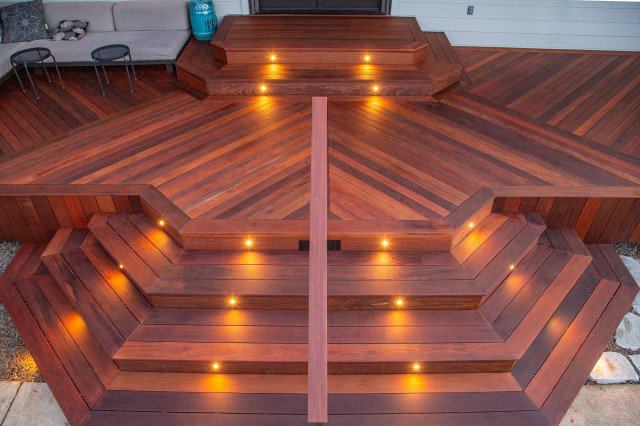 Ipe Deck Columbia Ca Contemporain Terrasse En Bois Sacramento