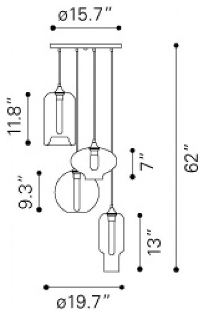 Hanging Light Fixtures "Scintilla" - Contemporary - Pendant Lighting ...
