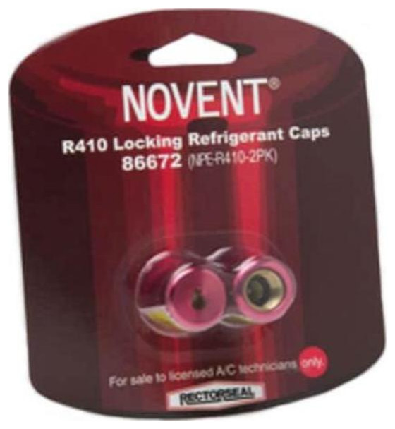 Rectorseal 86672 Novent R-410A 5/16" Thread Pink Cap - 2 Pack - Heating ...