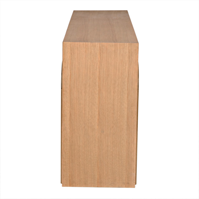 Enzo Console, White Oak - Transitional - Console Tables - by Noir | Houzz