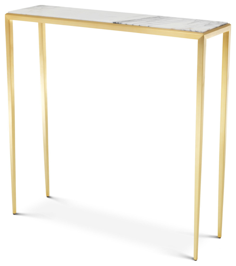 Small Gold Console Table | Eichholtz Henley S - Contemporary - Console ...