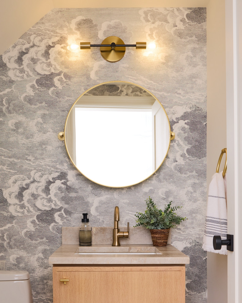 Boho Chic Modern Space - Scandinavian - Powder Room - New York - by ...