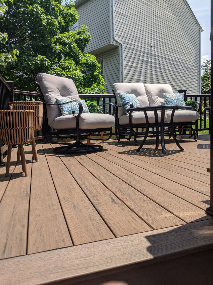 TimberTech Reserve Dark Roast with TimberTech Radiance Railing in Kona ...