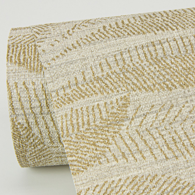 Lei Gold Leaf Wallpaper, Bolt - Transitional - Wallpaper - by Brewster ...