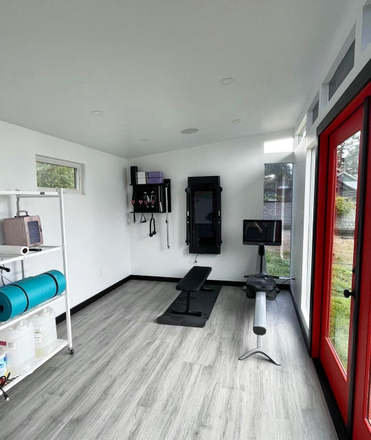 10x20 Signature Series Home Gym - Rétro - Abri - Seattle - par Studio ...