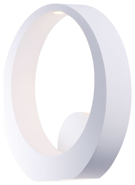 Alumilux AL 13.75" 19W 1 LED Ourdoor Wall Sco White - Modern - Outdoor ...