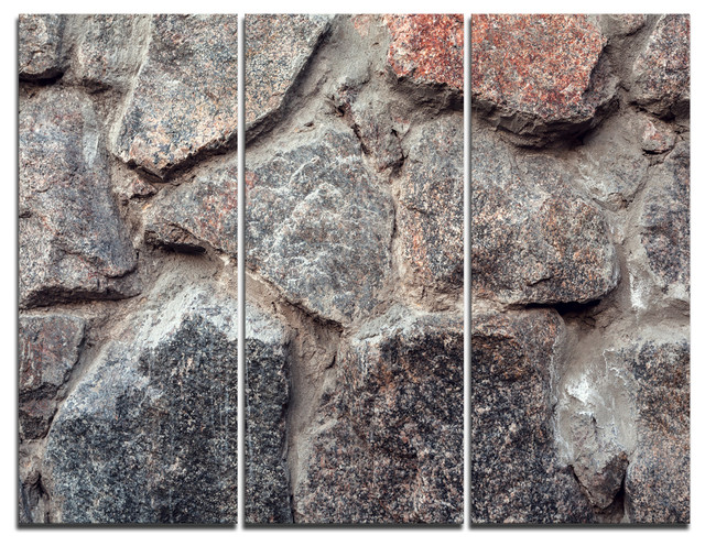 "Natural Granite Stone Texture" Photo Canvas Print, 3 Panels, 36"x28 ...
