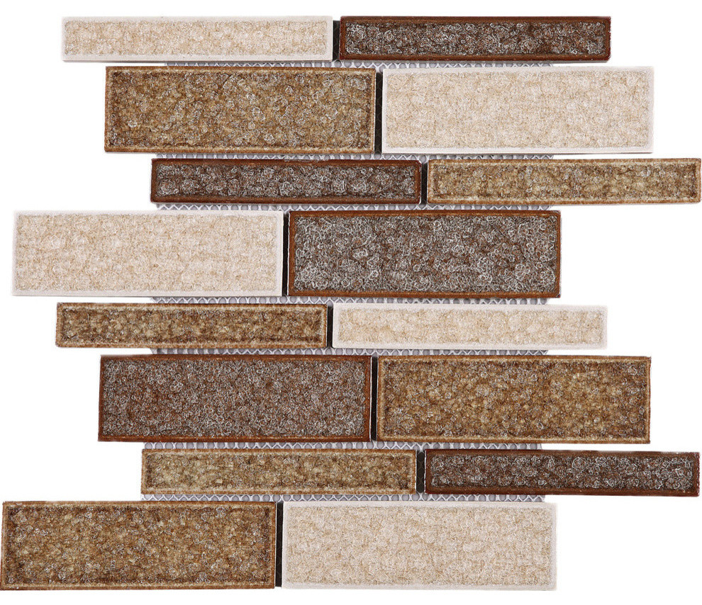 Eris Mosaic Tile Sheet, Desert, Sample - Contemporary - Mosaic Tile ...