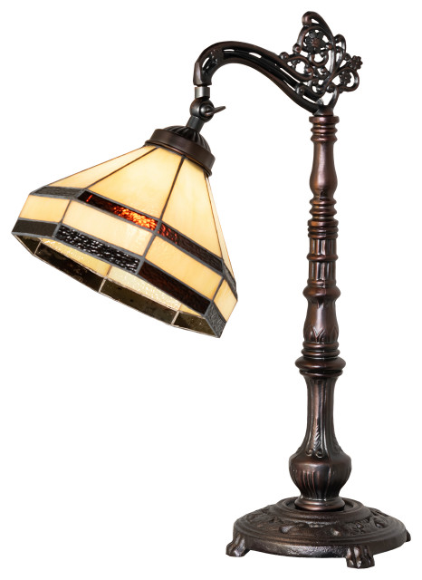 20" High Topridge Bridge Arm Table Lamp - Table Lamps - by Meyda ...