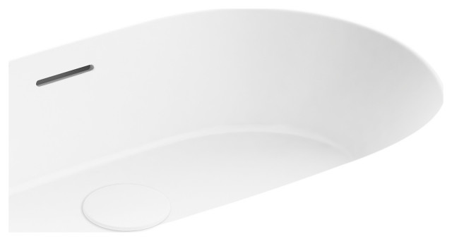 Kohler K-21057 Brazn 24-1/4" Oval Vitreous China Undermount ...