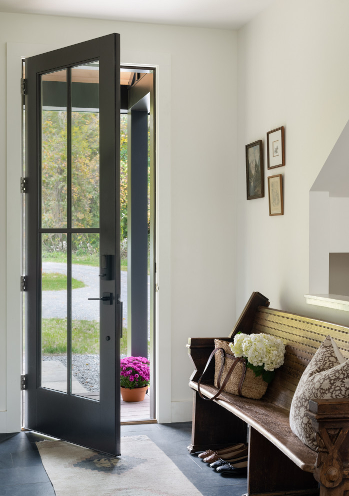 Modern Craftsman Retreat - Transitional - Entry - Boston - by Carly ...