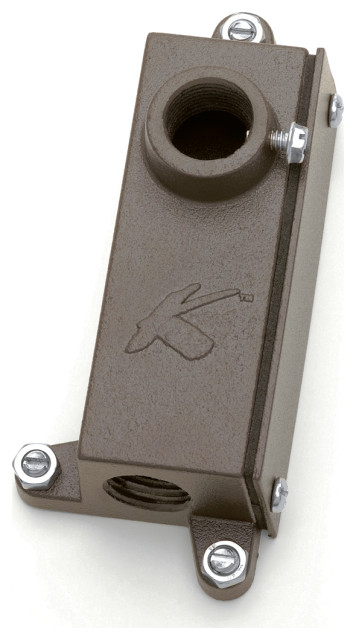 Textured Architectural Bronze Mounting Junction - Lighting Hardware ...
