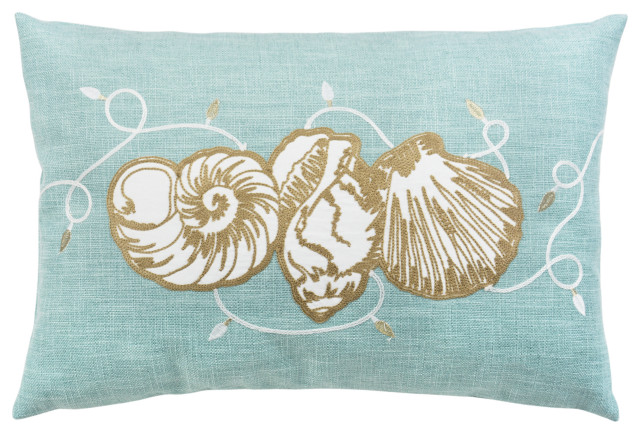 Shells Pillow - Beach Style - Decorative Pillows - by Lea Unlimited Inc ...