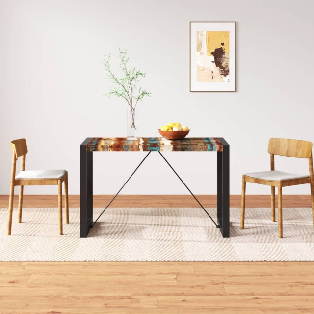 vidaXL Dining Table Kitchen Table Dining Room Dinner Table Solid ...