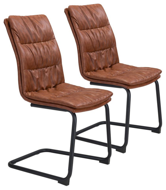 Vintage Brown Sharon Dining Chair Set, Belen Kox - Contemporary ...
