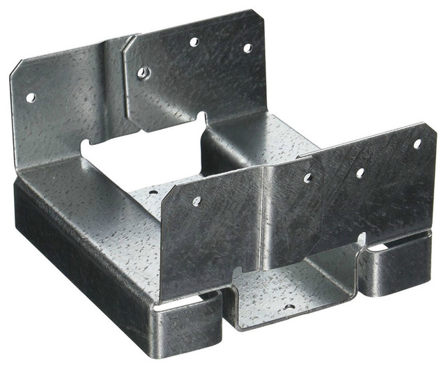 Simpson Strong-Tie ABA66Z Standoff Post Base Z-Max, 6 x 6 - Traditional ...