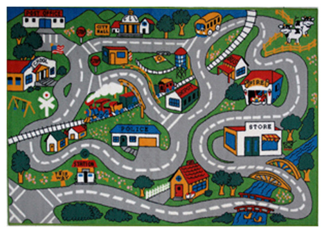 Fun Rugs Fun Time Collection Country Fun Area Rug, 31"x47 ...