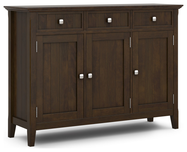 Acadian SOLID WOOD Wide Entryway Storage Cabinet - Transitional ...