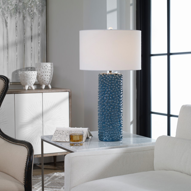 Uttermost Ciji Blue Table Lamp - Beach Style - Table Lamps - by ...
