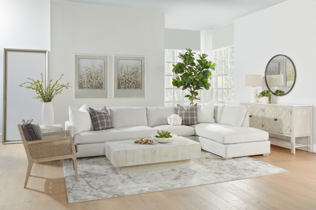 Clara Modular 2-Seat Left Slim Arm Sofa - Transitional - Loveseats - by ...