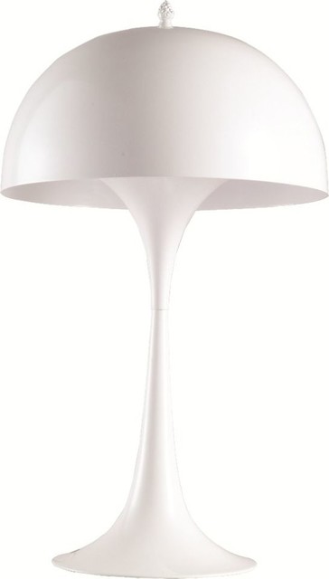 Panton Table Lamp, White - Midcentury - Table Lamps - by GwG Outlet | Houzz