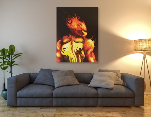 Epic Graffiti "Rage" by Michael Stewart Giclee Canvas Wall Art, 40"x54 ...