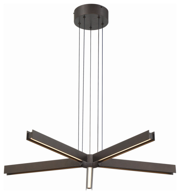 George Kovacs Structure LED Chandelier - Modern - Chandeliers - by ...