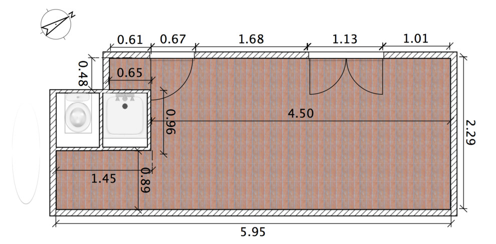 Lay my laminate floor vertical or horizontal?