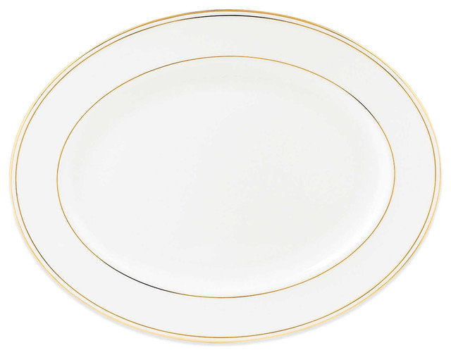 Lenox Federal Gold 16" Platter - Contemporary - Serving Dishes And ...