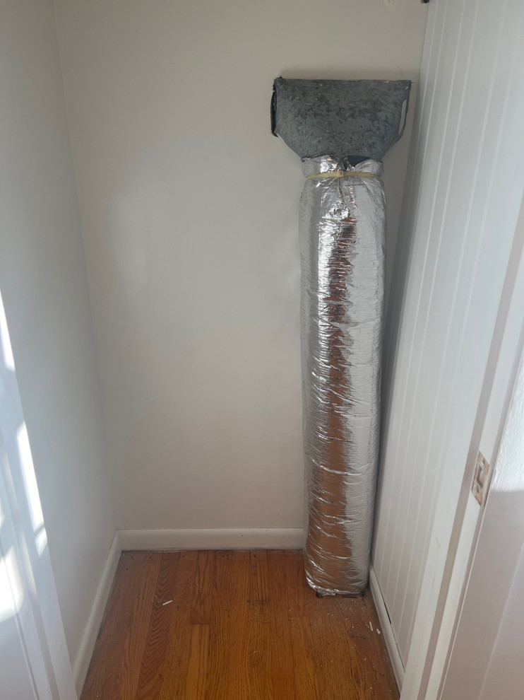 How to cover this flexible duct work?