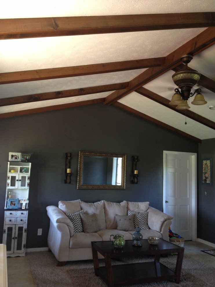 Color With Wood Ceiling Beams How To Gray Wash Wood Ceiling Beams