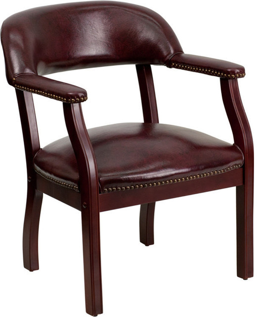Flash Furniture Black Vinyl Side Chair - Transitional - Dining Chairs ...
