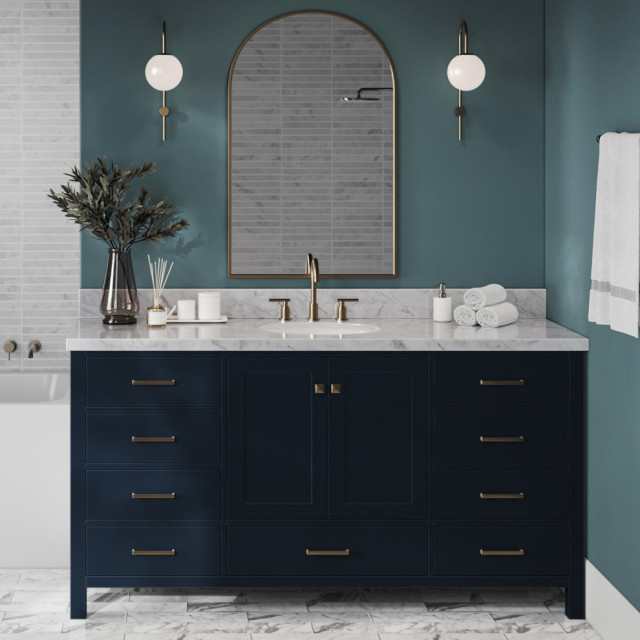 ARIEL Cambridge 30" Sink Bath Vanity Base - Transitional - Bathroom ...