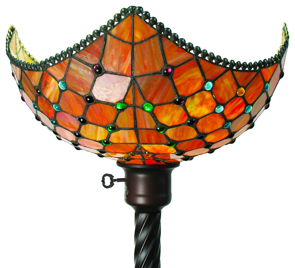 Tiffany-Style Beaded Torchiere - Victorian - Floor Lamps - by Warehouse ...