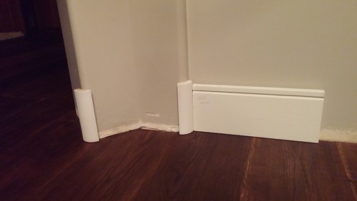 Have rounded drywall corners, do I do rounded baseboard?