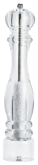 Peugeot Nancy Clear Acrylic Salt Mill, 38cm/15" - Traditional - Salt ...
