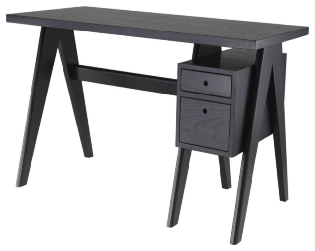 Black Wooden X-Leg Desk | Eichholtz Jullien - Transitional - Desks And ...