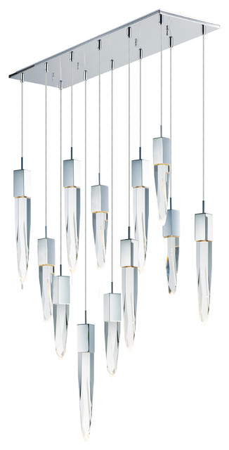 Quartz LED 12-Light Pendant - Contemporary - Pendant Lighting - by ...
