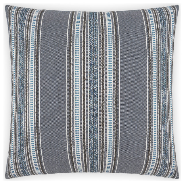 Larsen Pillow - Indigo, 24" x 24" - Contemporary - Decorative Pillows ...