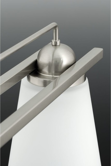 Flight 3-Light Bath, 26-1/4" W., 8-1/4" ht. Extends 5-5/8". H/CTR 5-1/8 ...