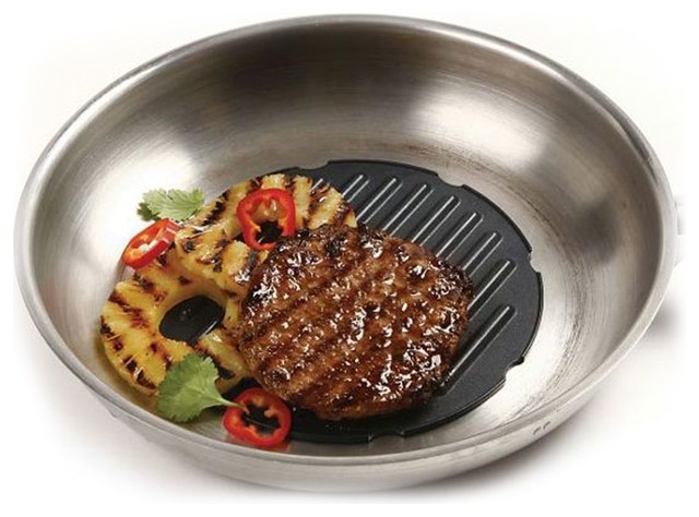 Norpro Black Nonstick Cast Aluminum 6 Inch Grill Disk - Contemporary ...