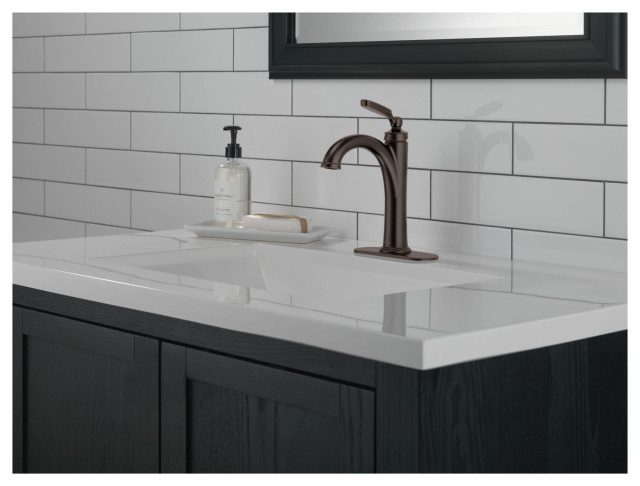 Delta 532-MPU-DST Woodhurst 1.2 GPM 1 Hole Bathroom Faucet ...