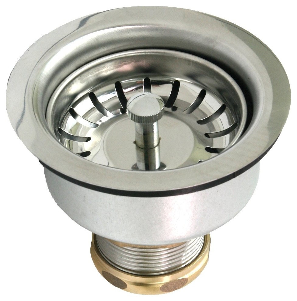 Deep Duo Basket Strainer Snaplock Basket, Brass Lock and Slip Nut ...