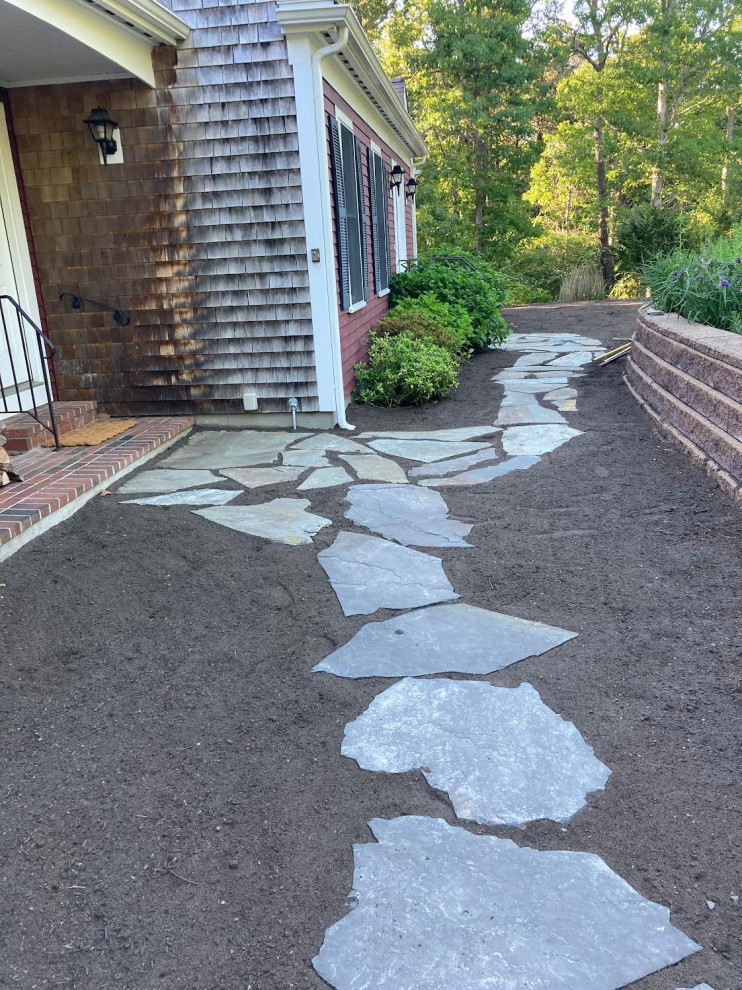 Major asthetic changes and curb appeal - Beach Style - Landscape ...