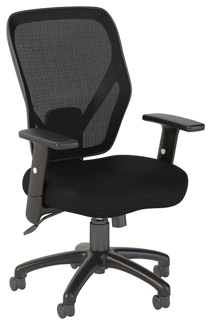 Bush Business Furniture Accord Mesh Back Office Chair in Black ...