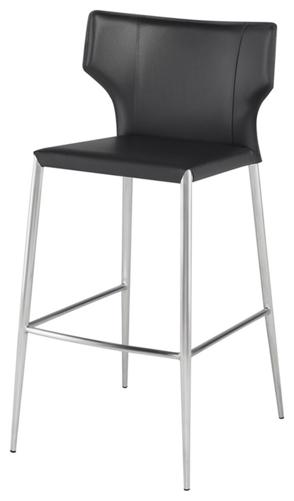 Steel Frame Stool, Bar - Midcentury - Bar Stools And Counter Stools ...