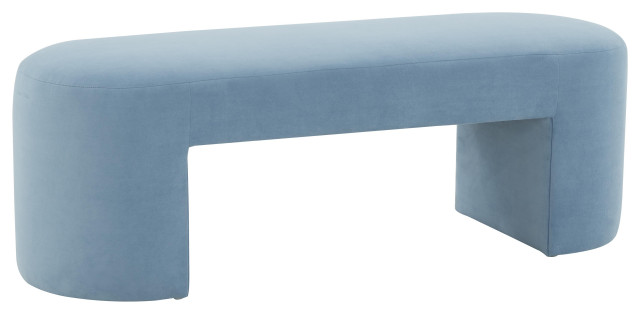 Elena Velvet Bench - Contemporary - Upholstered Benches - by TOV ...