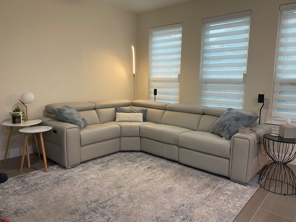 Need Help with Throw pillows on low profile sectional