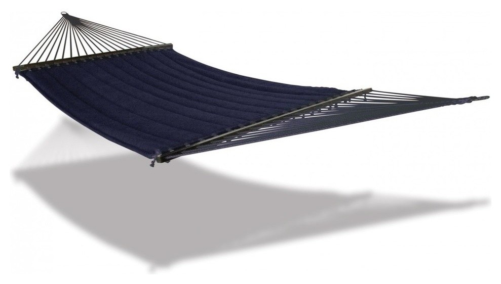 Blue Hammaka Quilted Olefin Hammock - Modern - Hammocks And Swing ...