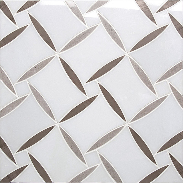 Fiore 11 Tile, 12x12" - Contemporary - Mosaic Tile - by PARMA HOME | Houzz
